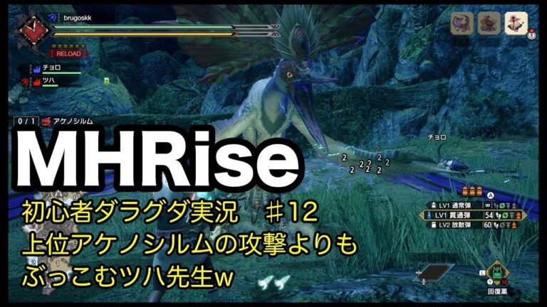 【MHRise】♯12モンハン初心者がライトボウガンでダラダラ実況｜モンハンライズYoutube動画まとめ