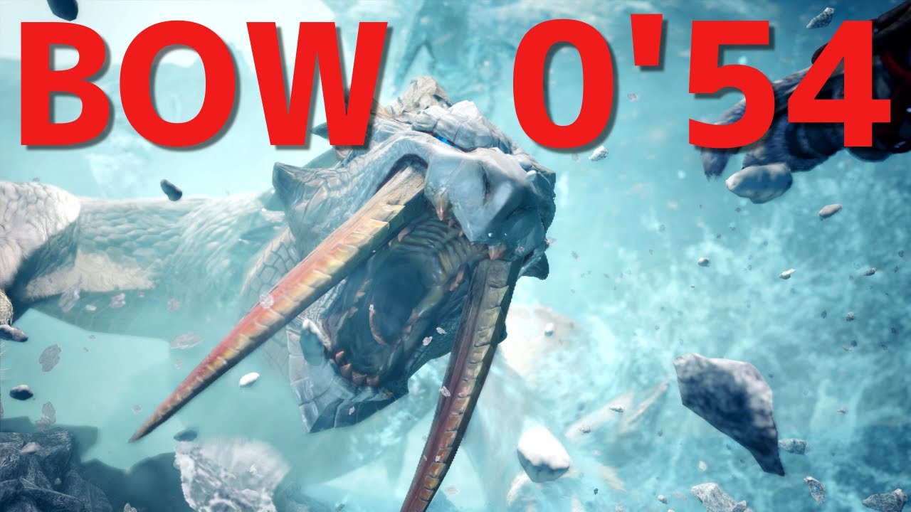 【MHRISE PC】ベリオロス 弓 TA ソロ 0’54″42 / Barioth bow TA solo｜モンハンライズYoutube動画まとめ