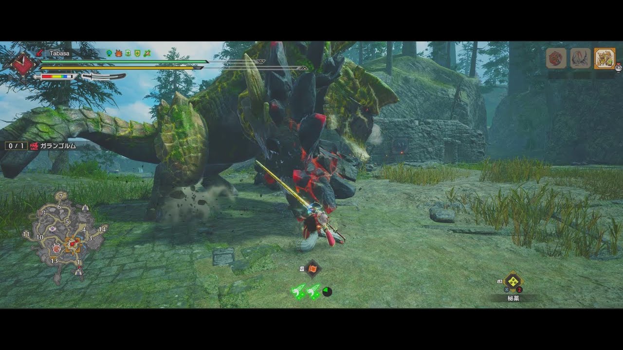 【MHRise:S/PC】MR★3 暴走せし剛力の怪物 太刀（威合型） TAwiki rules 2‘43‘‘63/MR★3 Garangolm LS solo TAwiki rules ...